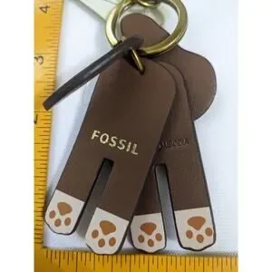 Fossil | Accessories | New Fossil Chihuahua Dog Keychain Key Fob Ring 4 ...